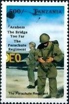 Stamp: Parachute Regiment, Battle of Arnhem (Tanzania(Military Events ...