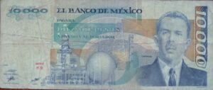 Banknote: 10,000 Pesos (Mexico(1985-1991 Issue) Wor:P-89a.1