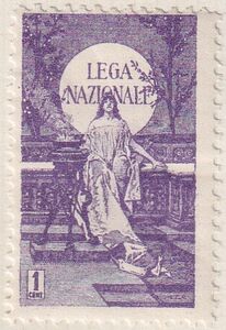 Stamp: Lega Nazionale (Italy: Cinderella Stamps(Italy) Col:IT 1900-01 📮