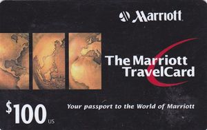 Gift Card: Marriott (Marriott, United States of America) (Hotel) Col:US ...