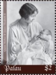 Stamp: Queen Mother & Queen Elizabeth II (Palau(Royal Baby - Archie ...