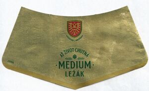 Drink Label: Starobrno medium (Pivovar Starobrno Brno, Czech ...