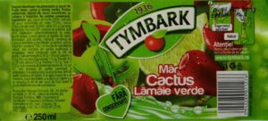 Drink Label: Tymbark Măr Cactus Lămâie verde (Tymbark Maspex România S ...