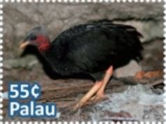 Stamp: Micronesian Megapode (Megapodius laperouse) (Palau(25th ...