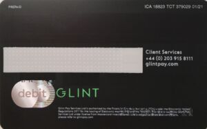 Bank Card: Glint MasterCard Debit Card (Glint Pay Services Ltd., United ...