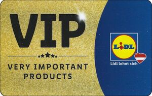 Gift Card: Vip (Lidl, Austria(Lidl) Col:AT-Lidl-006
