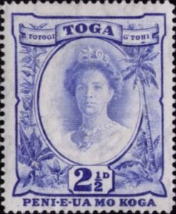 Stamp: Queen Sālote Tupou III (1900-1965) (Tonga(Definitives 1920-1935 ...