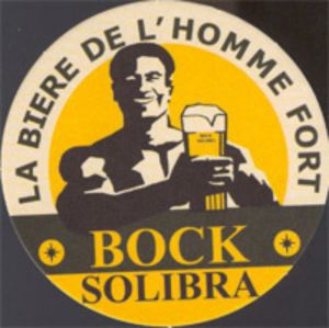 Sous-bock de bière: Solibra Bock (Solibra, Côte D'ivoire) Col:CI-000001