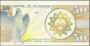 Banknote: 50 Imperial Solidi (Fantasy Issues) (Atlantium) Col:ATL-3
