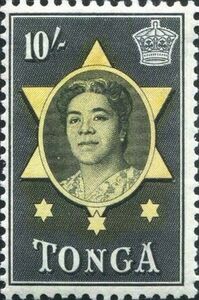 Stamp: Queen Sālote Tupou III (1900-1965) (Tonga(Definitives 1953 ...
