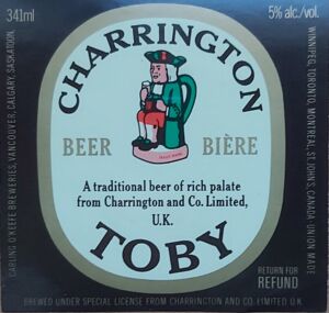 Drink Label: Charrington Toby (Carling O'Keefe Limited, CanadaCol:CA ...