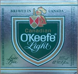 Drink Label: OKeefe Light (Carling O'Keefe Limited, CanadaCol:CA-BEER ...