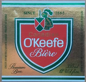 Drink Label: OKeefe Biere (Carling O'Keefe Limited, CanadaCol:CA-BEER ...