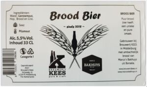 Drink Label: Brood Bier (Brouwerij Kees, NetherlandsCol:NL-BEER-025907