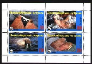 Stamp: Animals WWF (Russia, Novosibirsk: Illegal Stamps(Russia ...