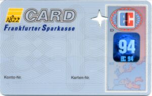 Bank Card: Frankfurter Sparkasse Card-ec 94 (Frankfurter Sparkasse ...