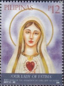 Stamp: Our Lady of Fatima Portrait (Philippines(Apparition of Our Lady ...