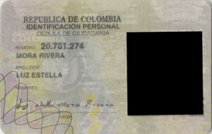 Functional Card: Colombia Identity Card (Personal Identification ...