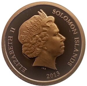 Coin: 1 Dollar (Colossus of Rhodes) (Solomon Islands(2007~2013 - Seven ...