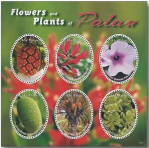 Stamp: Flowers and plants of Palau (Palau(Flowers and plants of Palau ...