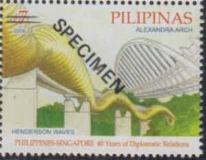 Stamp: Henderson Waves and Alexandra Arch, Singapore (Philippines ...