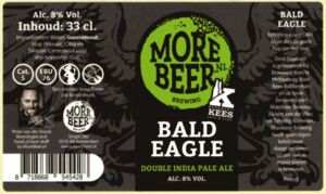 Drink Label: Bald Eagle Double IPA (Brouwerij Kees, NetherlandsCol:NL ...