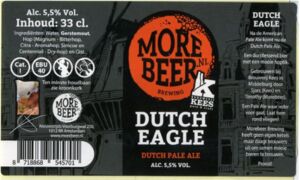 Drink Label: Dutch Eagle - Dutch Pale Ale (Brouwerij Kees ...