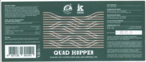 Drink Label: Quad Hopper IPA (Brouwerij Kees, NetherlandsCol:NL-BEER-026138