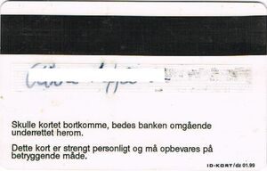Bank Card: Danske Privat (Den Danske Bank, DenmarkCol:DK-GM-0004.02