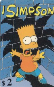 Karta telefoniczna: The Simpsons - Bart (Score Board / Sprint (SBI ...