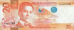 Banknote: 20 Piso (Philippines(2010-2022 "New Design" Issue) Wor:P-206a.10