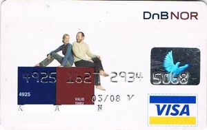 Bank Card: Visa (DnB NOR Bank ASA, NorwayCol:NO-VI-0054