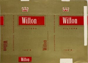 Paquete de Cigarrillos: Wilton (ParaguayCol:PY-CT-0205