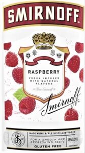 Drink Label: Smirnoff Raspberry (Smirnoff Co., United States of ...