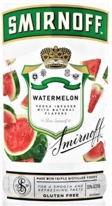 Drink Label: Smirnoff Watermelon (Smirnoff Co., United States of ...
