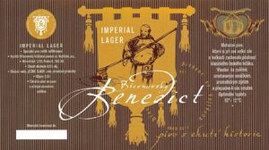Drink Label: Benedict Imperial Lager (Břevnovský klášterní pivovar ...