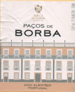 Drink Label: PaÇos De Borba (Adega Cooperativa de Borba,CRL ...