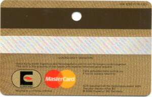 Bank Card: Eurocard (GZS, Germany, Federal RepublicCol:DE-MC-0187