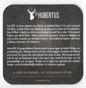 Bierviltjes: St Hubertus (Belgian Import Beverage Company, België(St ...