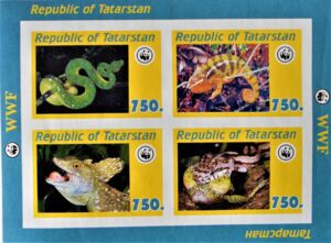 Stamp: Animals WWF (Russia, Tatarstan: Illegal Stamps(Russia ...
