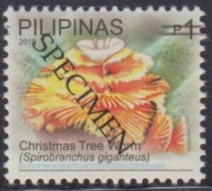 Stamp: Christmas Tree Worm (Spirobranchus giganteus) (PhilippinesMi:PH ...