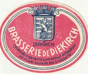 Drink Label: Diekirch (Brasserie de Diekirch, LuxembourgCol:LU-BEER-000126