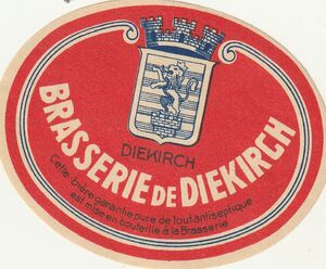 Drink Label: Diekirch (Brasserie de Diekirch, LuxembourgCol:LU-BEER-000127