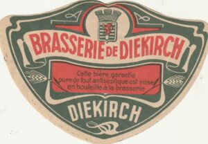 Drink Label: Diekirch (Brasserie de Diekirch, LuxembourgCol:LU-BEER-000128