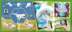 Meal Toy: Wobble Beluga (Kinder Surprise, Europe) (Kinder - Wobble ...