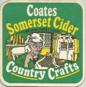 Beer Coaster: Coates (Gaymer Cider Company (C&C Group), United Kingdom ...