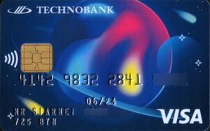 Bank Card: Technobank. Space (Technobank, BelarusCol:BY-VI-0226.02