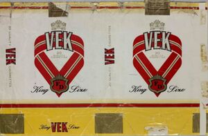 Cigarette Pack: Vek King Fine (YugoslaviaCol:YU-CT-0094