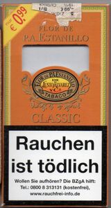 Cigarette Pack: Flor de P.A. Estanillo Classic 5 Cigarillos (Germany ...