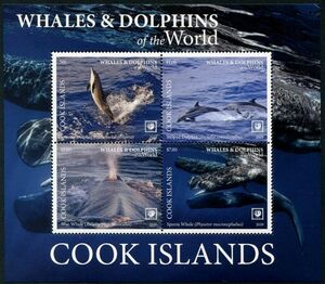 Stamp: Whales & Dolphins (Cook Islands(Whales and Dolphins of the World ...